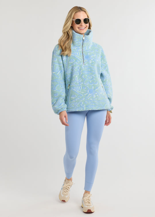 Hartley Pullover in Sherpa Fleece (Sageborn) – Dudley Stephens
